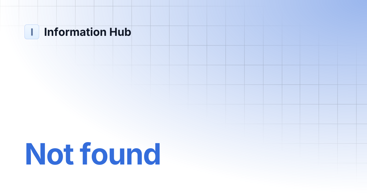 Copy Project | Information Hub